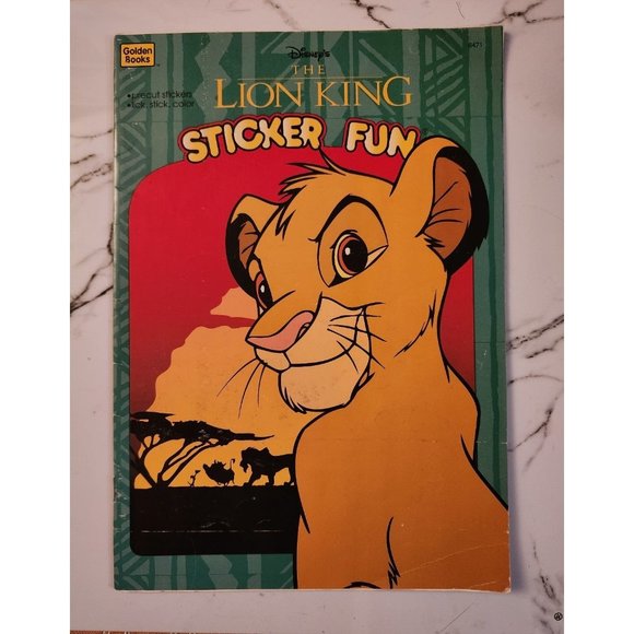 Disney | Toys | 995 The Lion King Sticker Fun Book | Poshmark